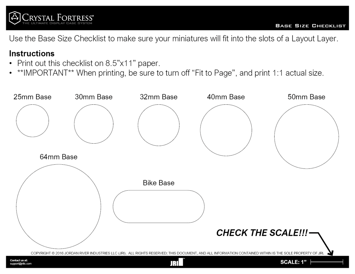 Medium Standard 40 Layout Layer | Acrylic Display Case Accessories ...