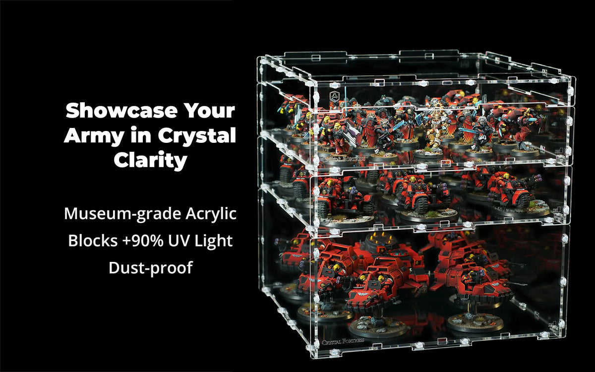Humpback Modular Display Case System for miniatures and collectibles ...