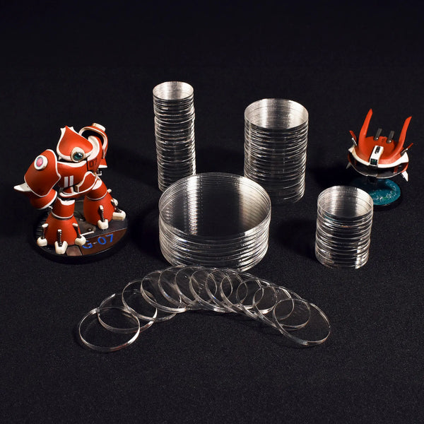 Acrylic Miniature and Model Bases | Use in Display Cases or Dioramas ...